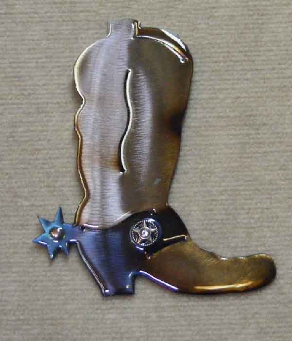 Cowboy Boot | Circle D Metal Art